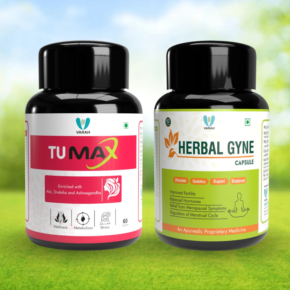 Varah Women’s Health Combo | Herbal Gyne & Tumax | Varah Healthcare